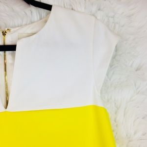 kate spade | Dresses | Kate Spade Yellow Hana Colorblock Shift Dress ...